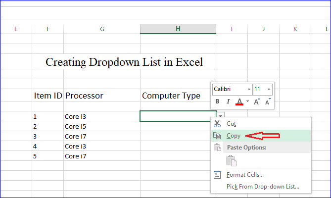 How to make a drop down list in Excel – Computer Tips and Articles